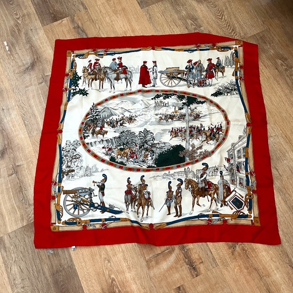 Mark Shale | Accessories | Vintage Red Mark Shale Silk Scarf | Poshmark